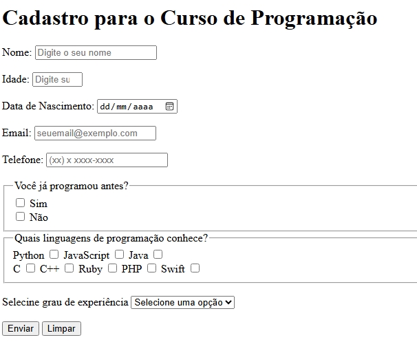 Lista de Projetos NMar